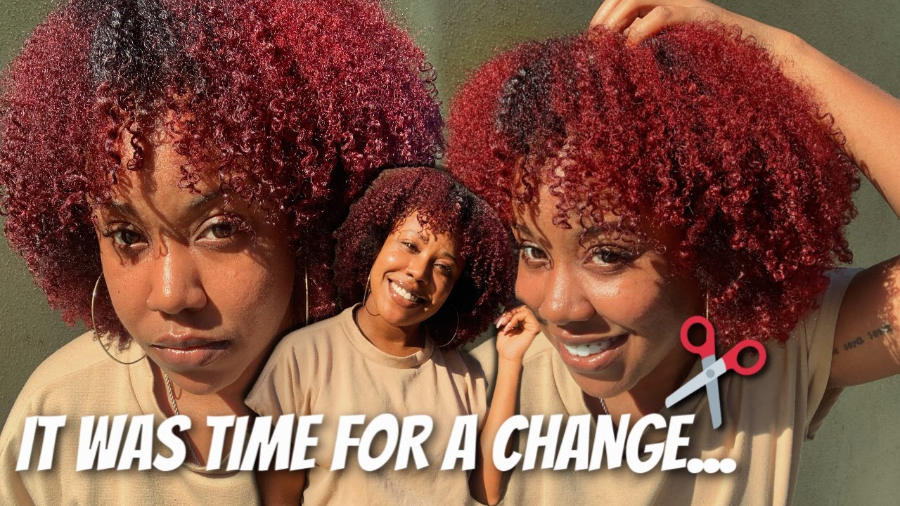 HOW I DO MY OWN CURLY CUT on NATURAL HAIR | DIY DEVA CUT AT HOME - YouTube