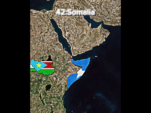 Top 50 Largest Countries 🔥 | #history #countryballs #geography #edit