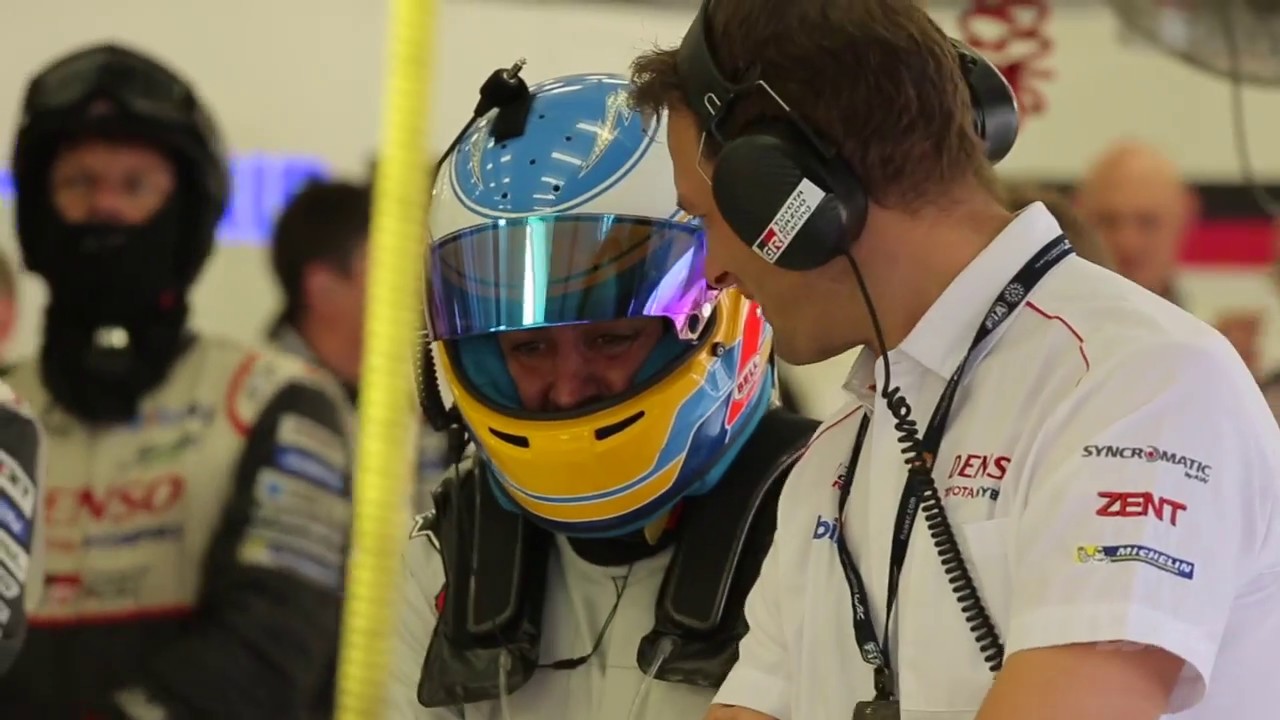 Fernando Alonso at the 2017 WEC Rookie Test - YouTube