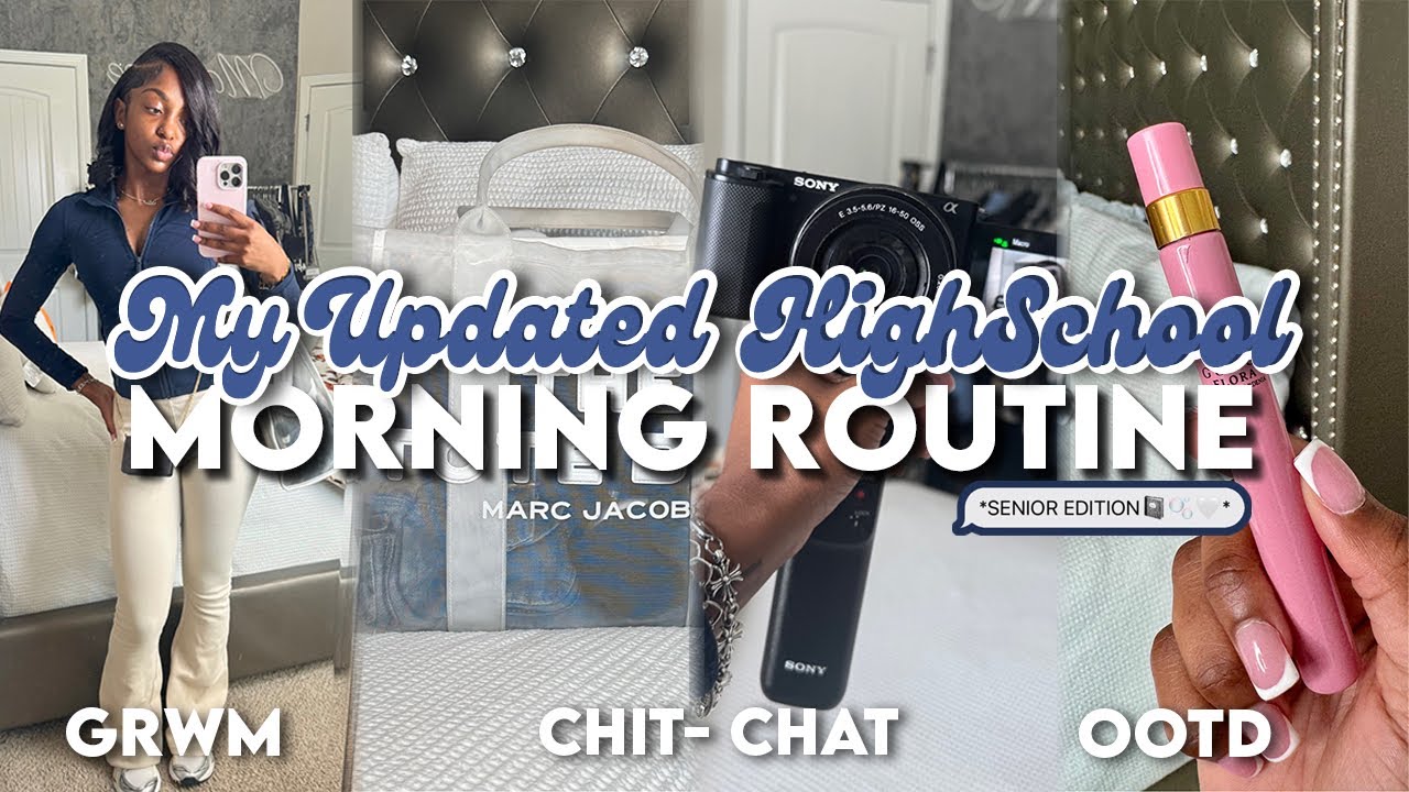 MY “TH ☆ T GIRL” HIGHSCHOOL MORNING ROUTINE |*Senior Edition*|ootd,chit ...
