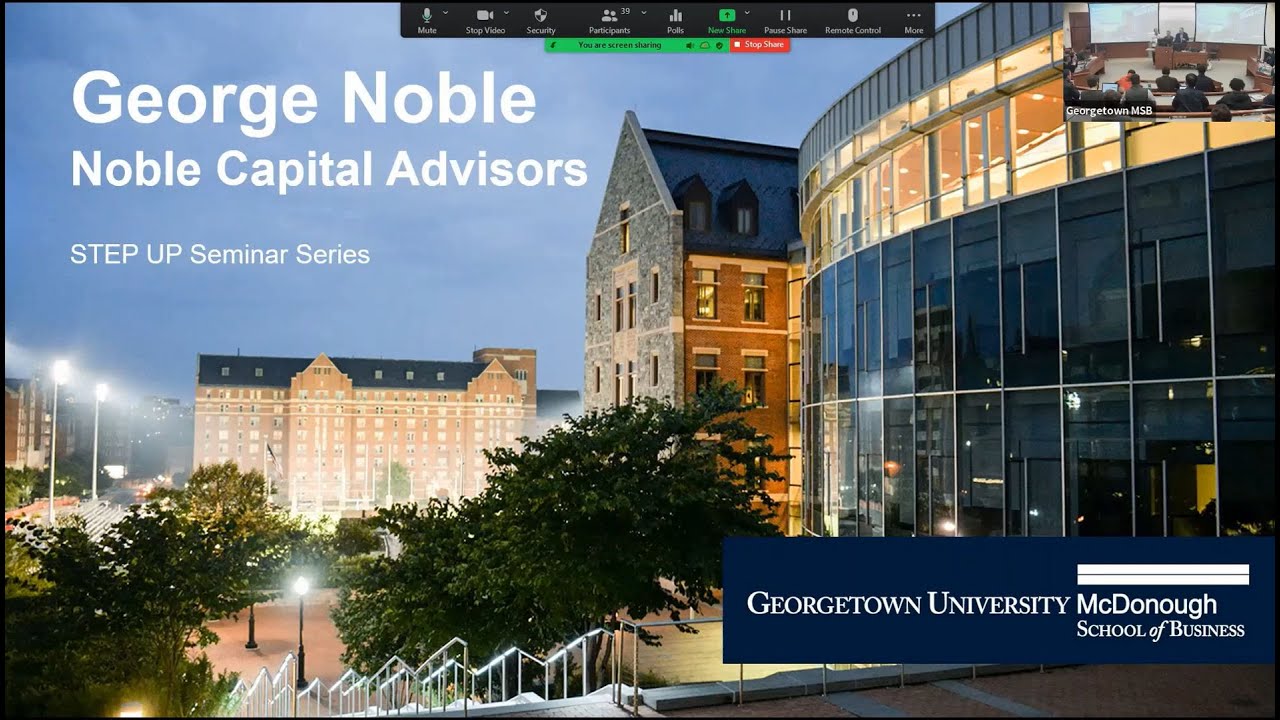 STEP UP - George Noble, Noble Capital Advisors - YouTube