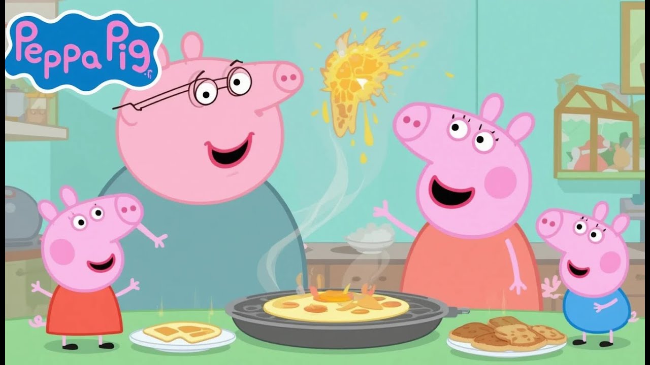 peppa pig The Frying Pan - Peppa Funny Animation cartoon for kids 2025 ...
