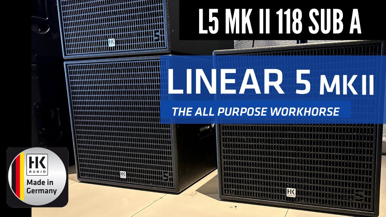 L5 MKII 118 SUB A HK Audio EL SUBWOOFER PARA TUS LINEAR 5 MKII - YouTube