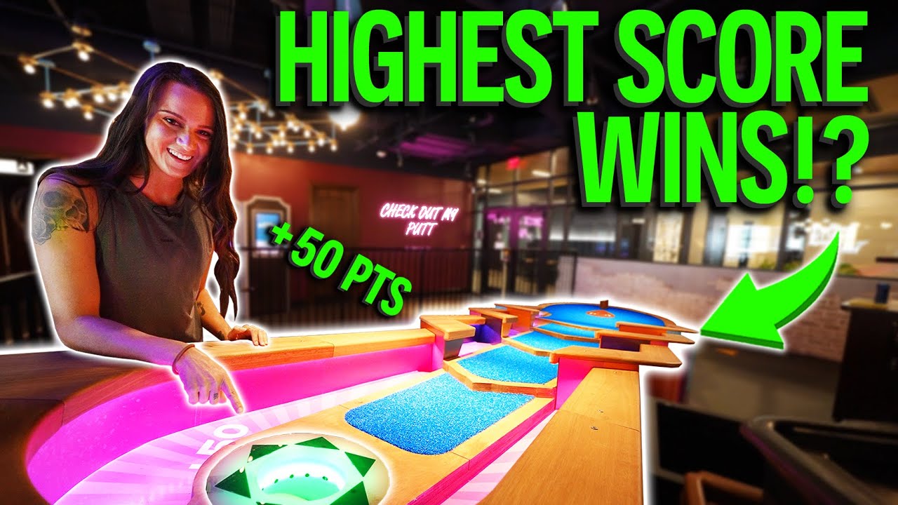 Must Play HIGH TECH Mini Golf Course of the FUTURE! - Crazy Course ...