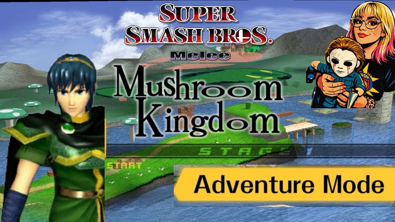 Super Smash Bros Melee Marth (Adventure Mode hard mode complete) - YouTube
