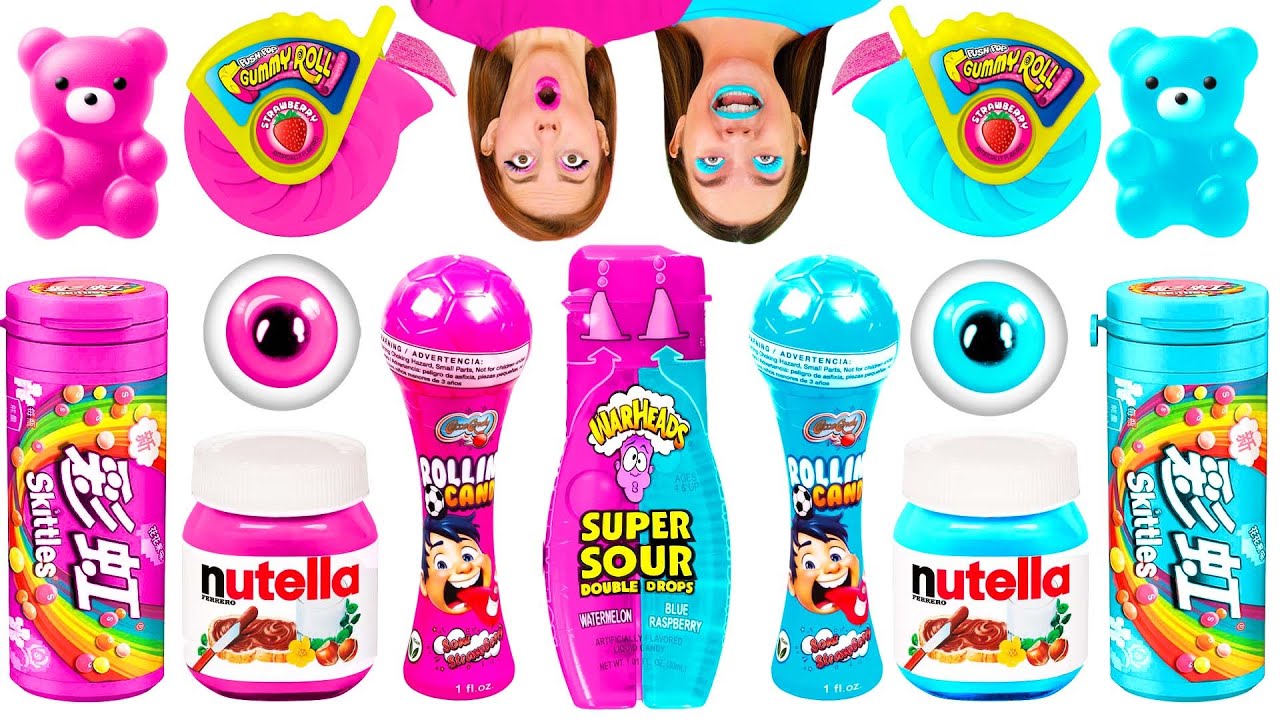 Pink Food vs Blue Food Color Challenge | Epic Food Battle by RaPaPa ...