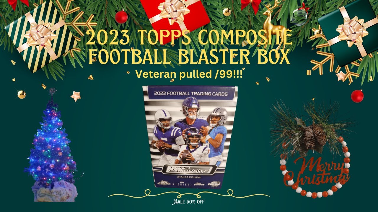 2023 Topps Composite Football Blaster Box Review. Veteran QB #'d /99 ...