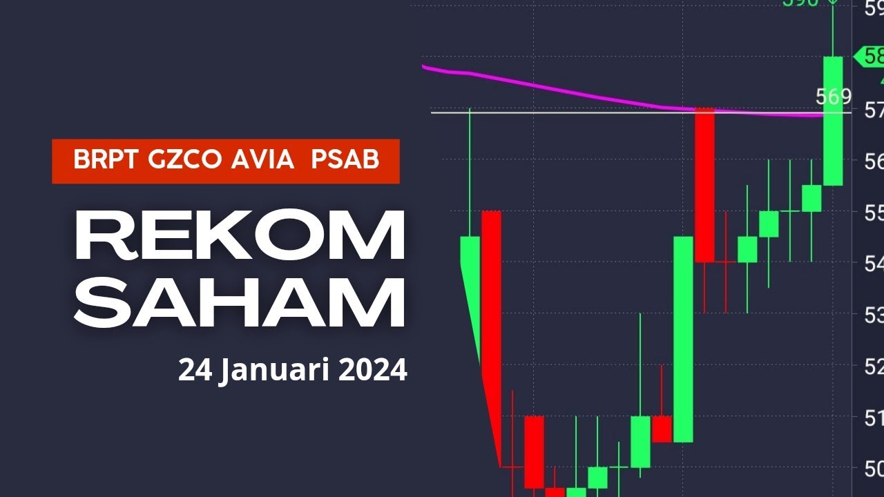 REKOM SAHAM BRPT GZCO AVIA PSAB u 24 Januari 2024 - YouTube