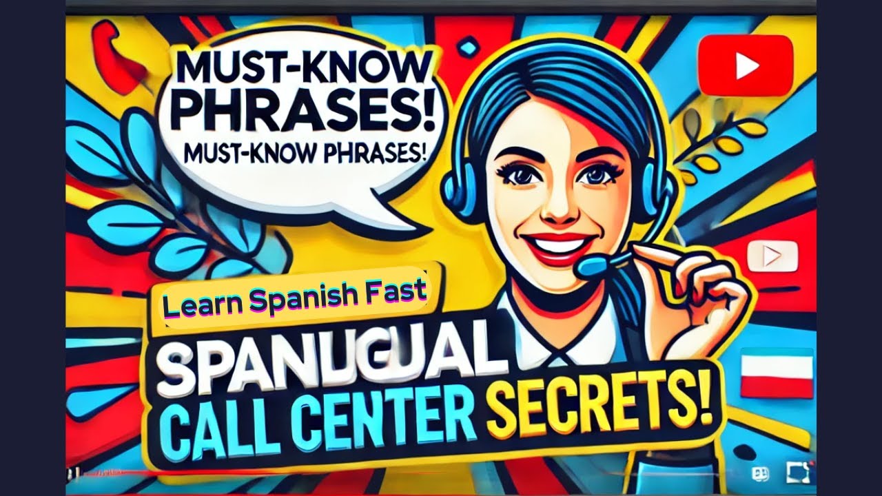 The Most Used Phrases in a Bilingual Call Center! Learn Spanish Fast ...