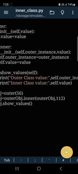 Demonstrating Nested Classes In Python Accessing Outer Class
