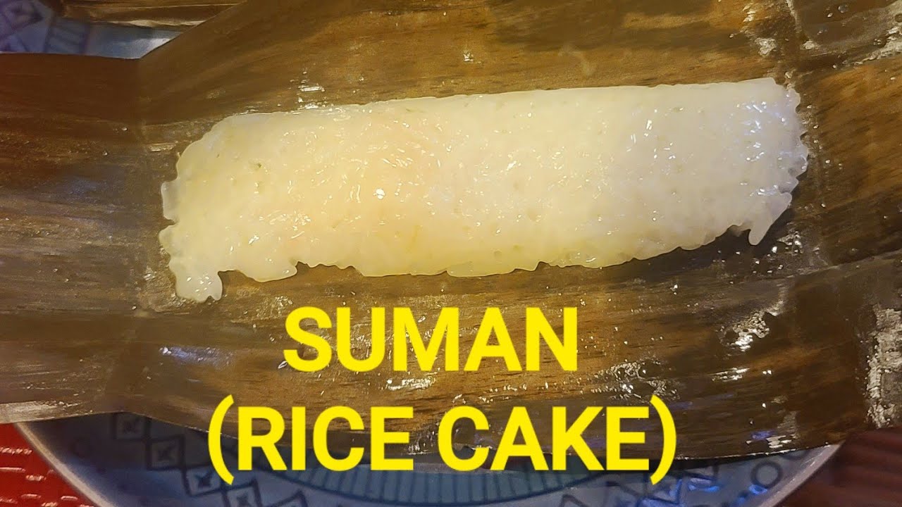 How to make SUMAN (RICE CAKE) - YouTube