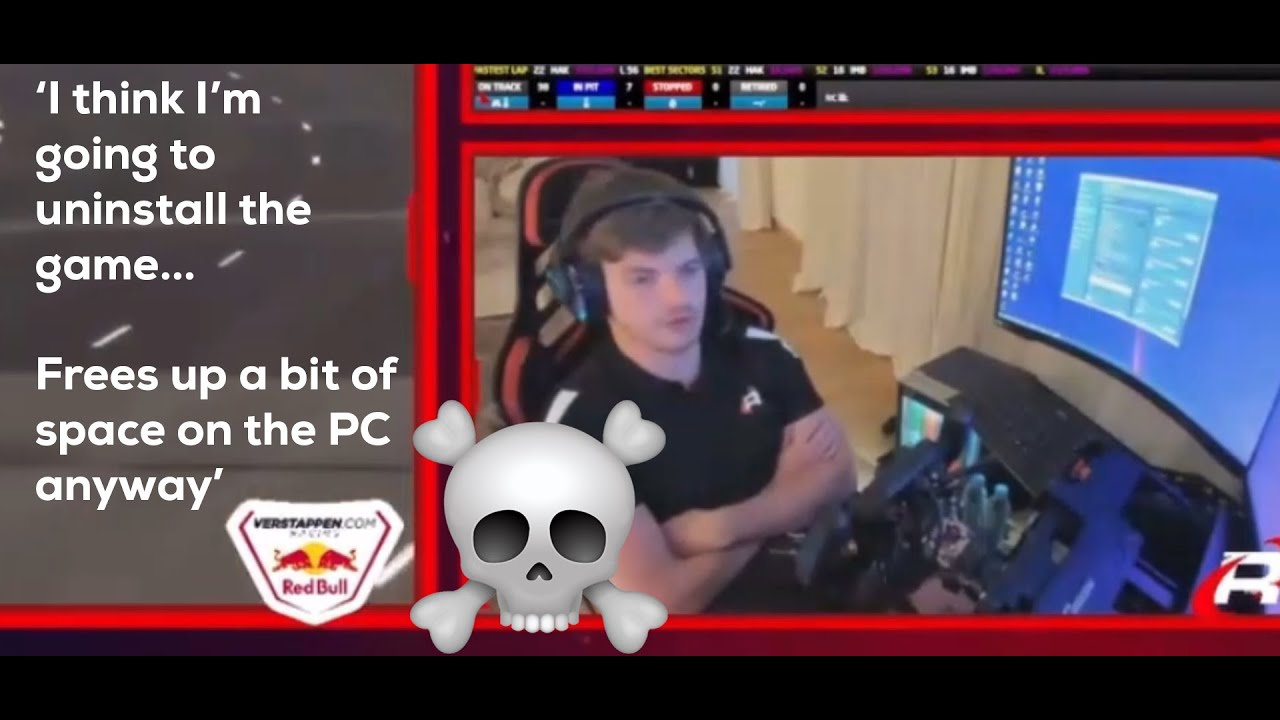 Max Verstappen rages after disconnecting from Le Mans Virtual 24 hours ...