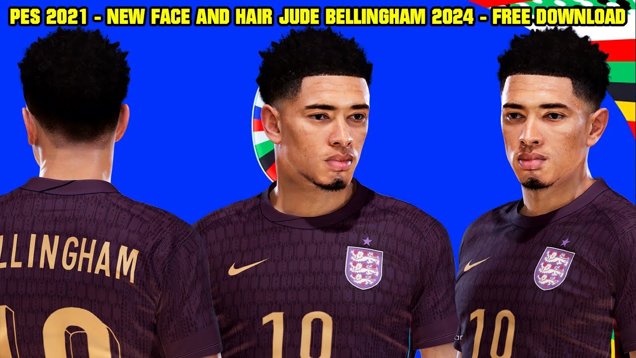 PES 2021 - NEW FACE AND HAIR JUDE BELLINGHAM 2024 By: Bebo FaceMaker ...