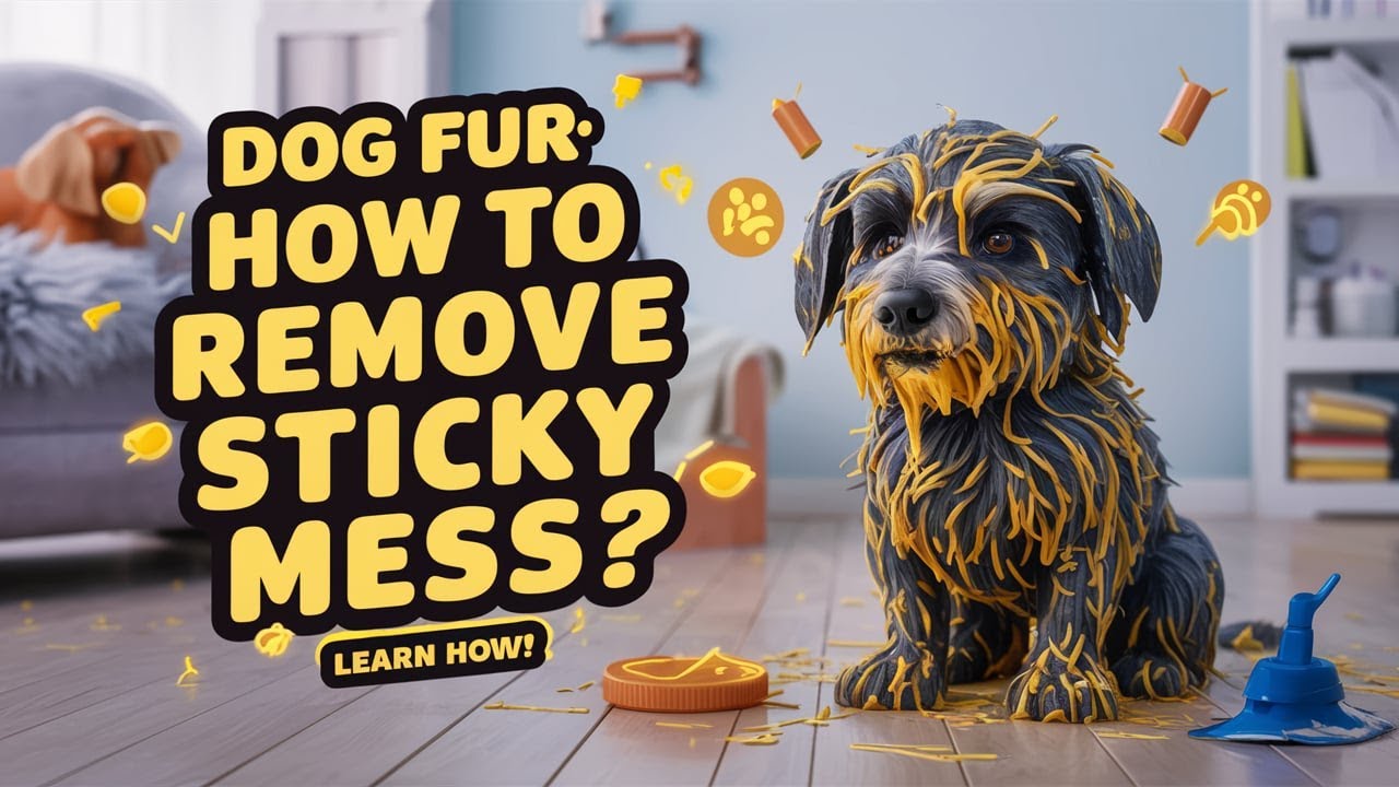 Dog Fur: How To Remove Sticky Mess from? | Pets Caring Hub - YouTube