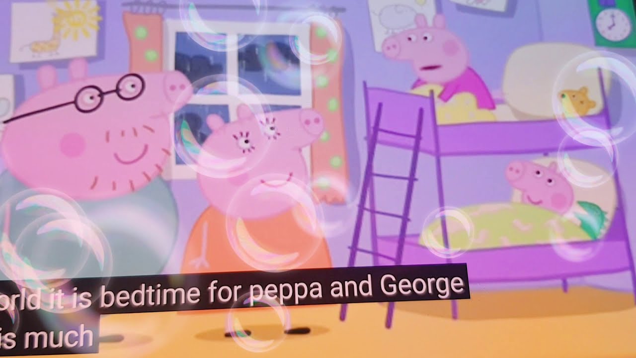 Peppa Pig The Biggest Muddy Puddle in the World Bubbles - YouTube