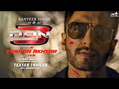 DON 3 Teaser - Trailer | Ranveer Singh | Farhan Akhtar | DON 3 Trailer ...