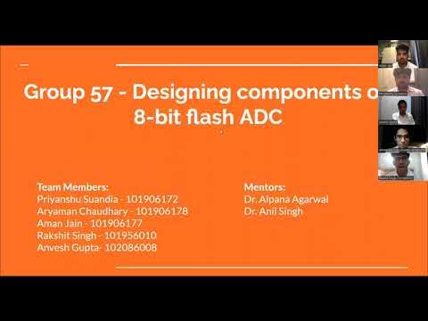 Designing components of 8 bit flash ADC - YouTube