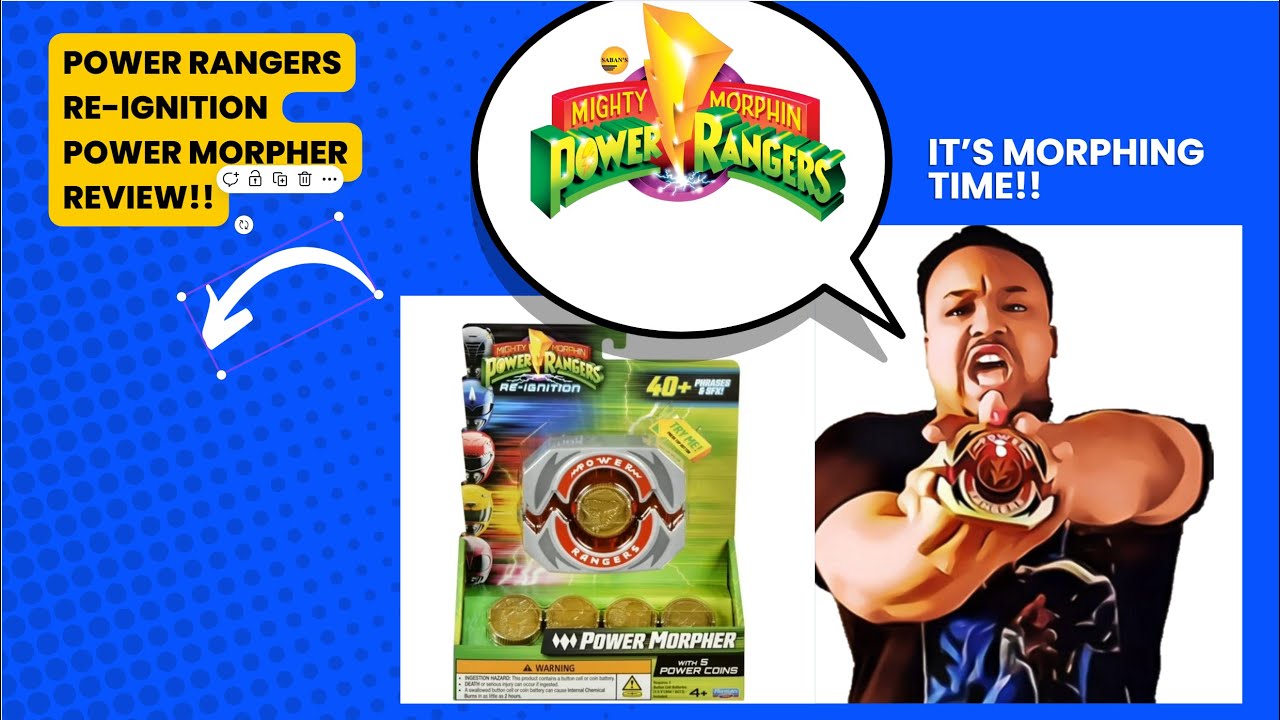 Power Rangers Re Ignition Power Morpher Review!! - YouTube