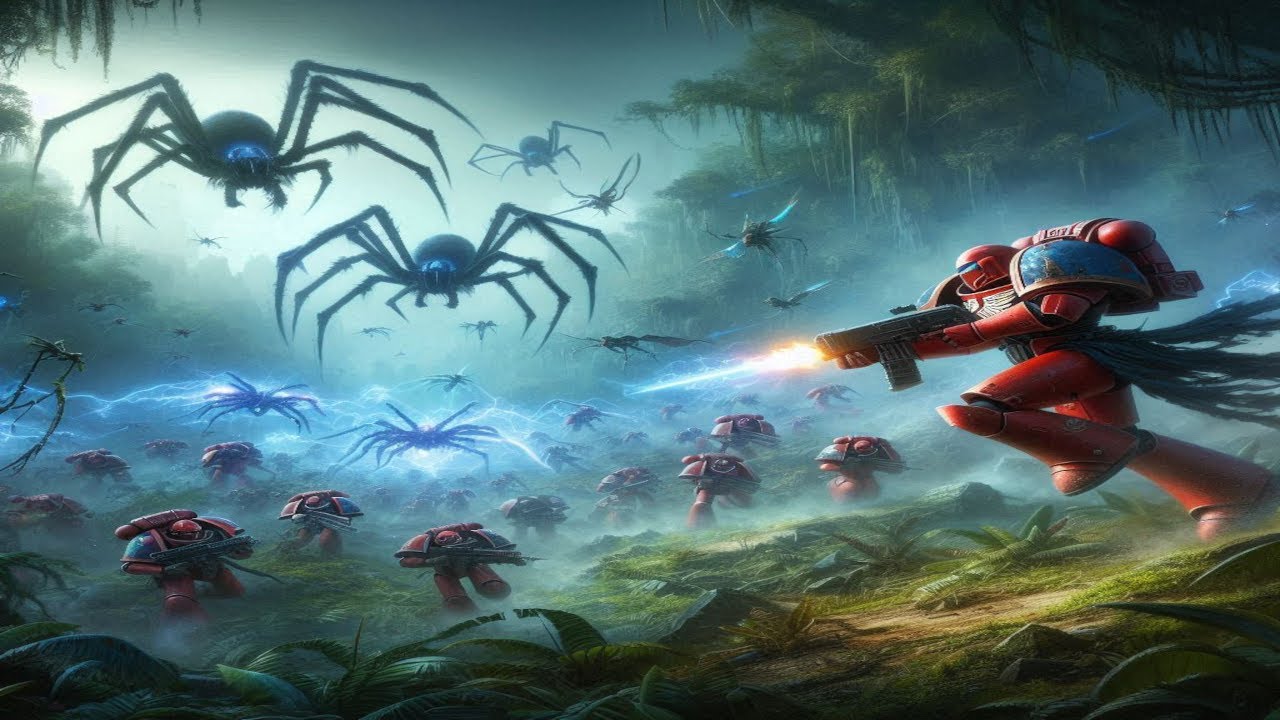 Battle on Typhon - Crushing the Warp Spiders! - Space Marines Campaign ...