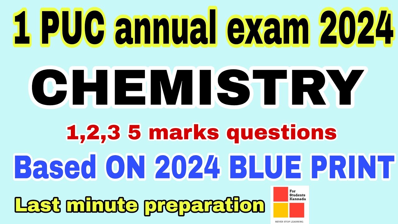 1st PUC Chemistry 2024 Important Questions For Annual Exam PUC 1 Year 1st-puc-chemistry-2024-important-questions-for-annual-exam-puc-1-year