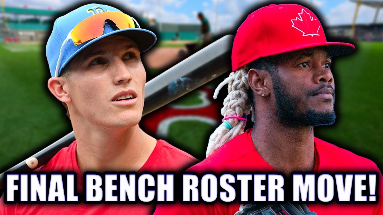 RED SOX ANNOUNCE THEIR FINAL BENCH ROSTER MOVE!! - YouTube