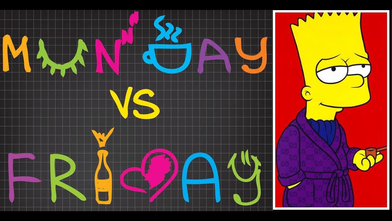 Simpsons Clip #19 - Friday vs. Monday - YouTube