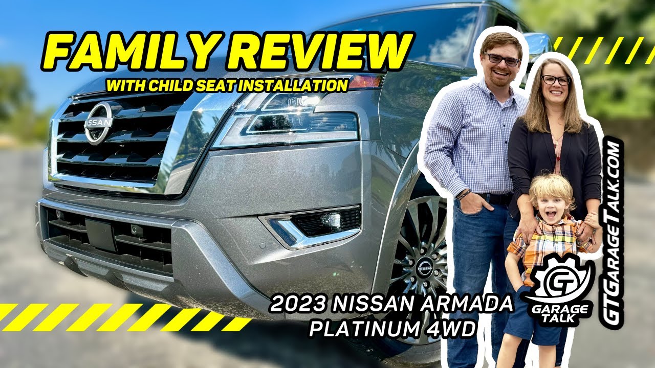 2023 Nissan Armada | Family Review with Child Seat Installation and ...