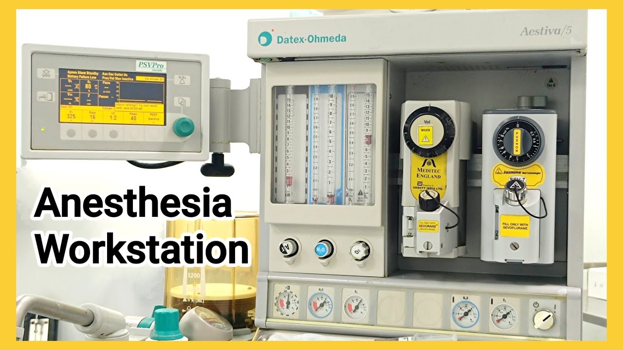 Anesthesia Workstation Machine Working Principle Parts and Function ...