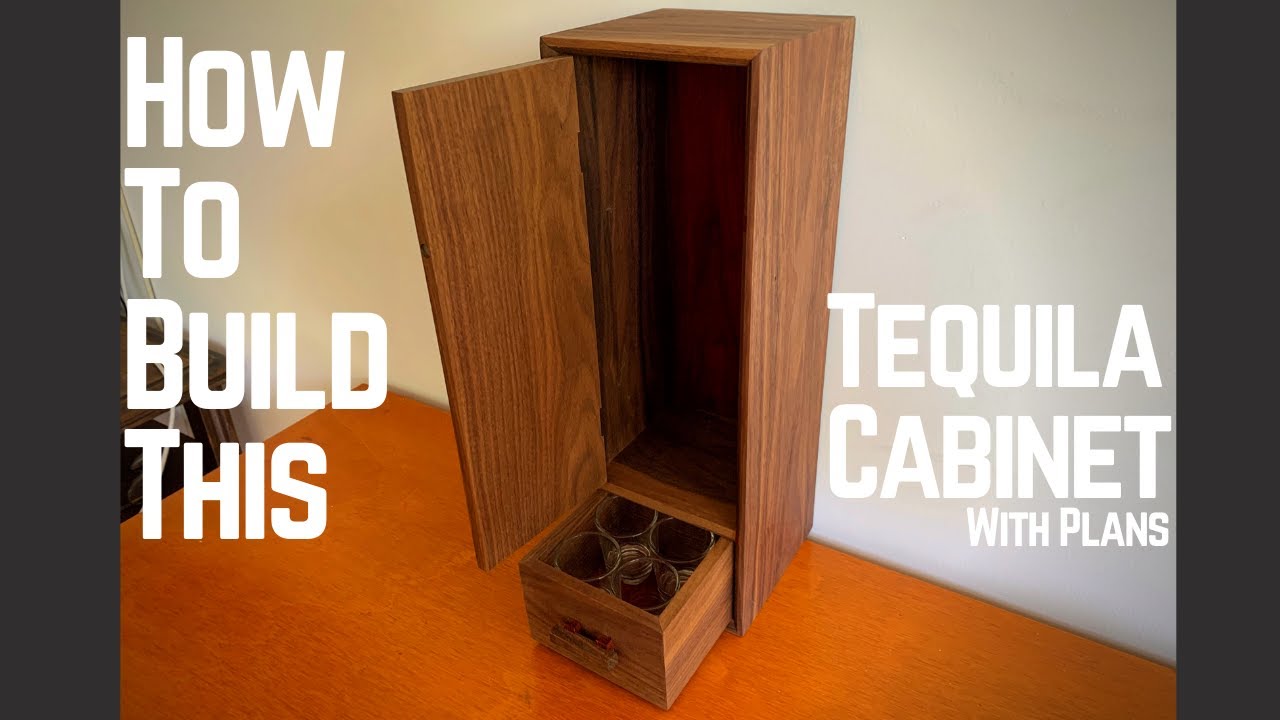 How to Build this Tequila Cabinet - YouTube