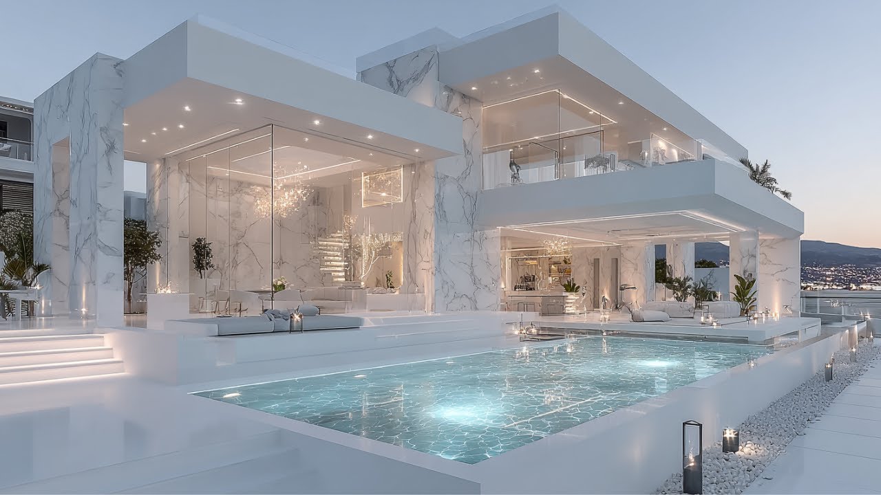 Breathtaking Ultra-Modern Luxurious Modern Contemporary Mansion with ...