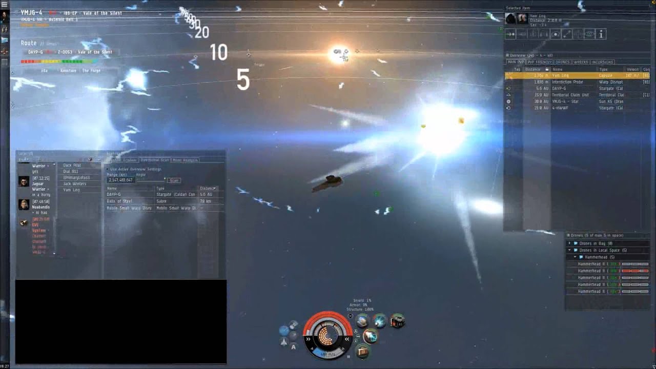 Eve Online Solo Thorax vs Sabre - YouTube