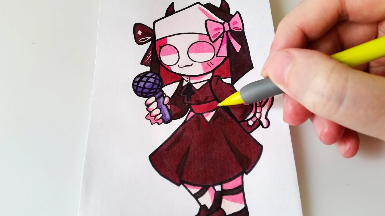 Draw Young Sarvente from Friday Night Funkin Fun Sized Sarvente Mod ...