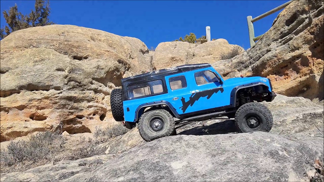 rc Crawler 1/10 RGT EX86100 PRO carrocería DEFENDER D110 - YouTube