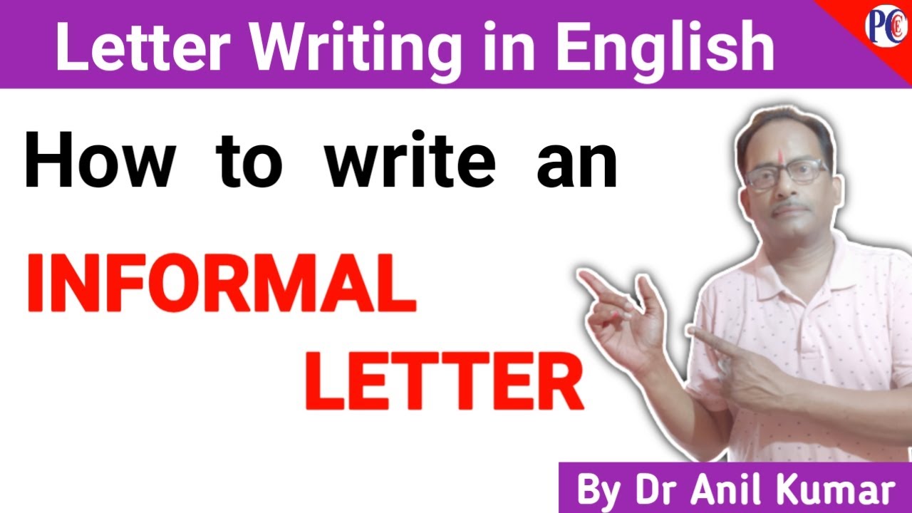 How to write an informal letter in English | Informal Letter | Letter ...
