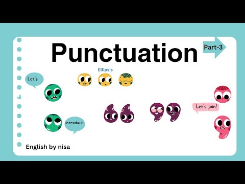 punctuation Part -3 || Colon, Semi- colon, Quotation marks & Ellipsis ...