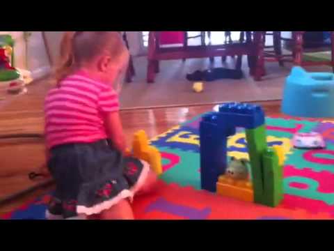 Chloe playing Angry Birds - YouTube