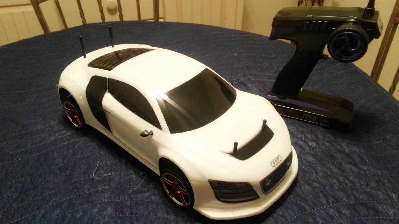 Redcat Lightning EPX with Audi R8 body - YouTube