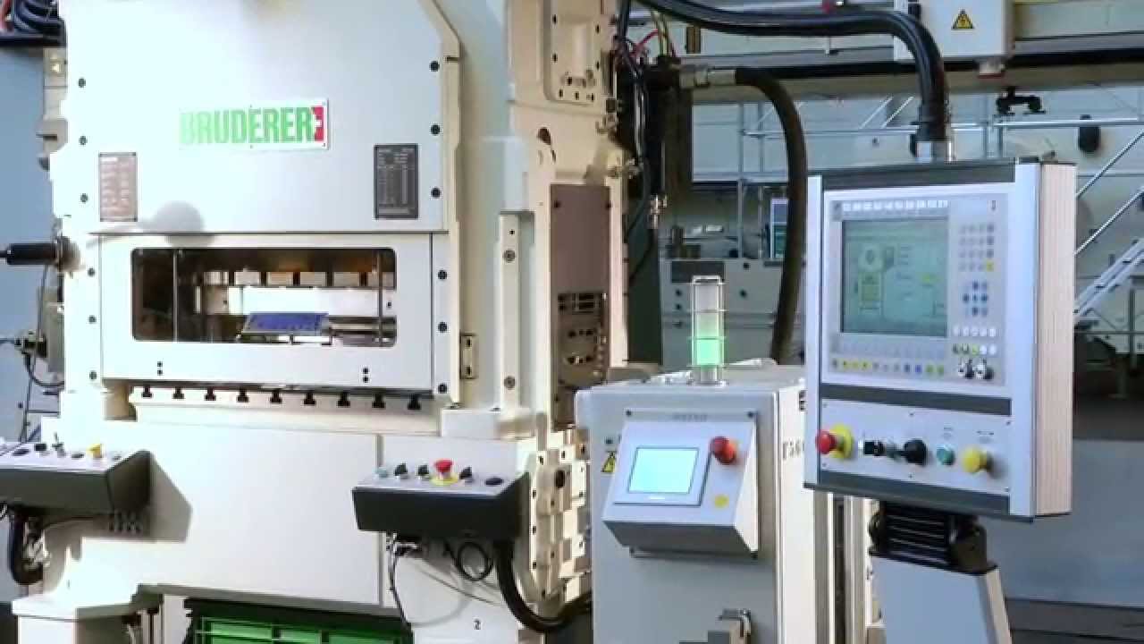 BRUDERER Press Line 1 - YouTube