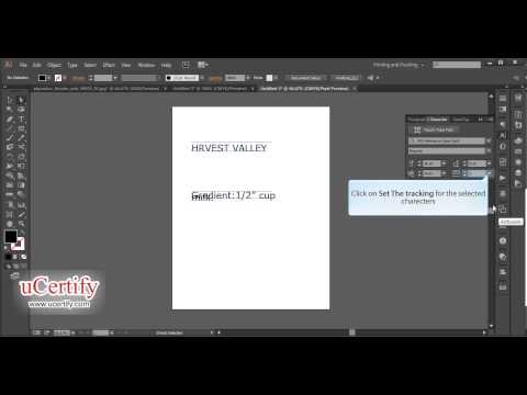 Setting Line And Character Spacing
