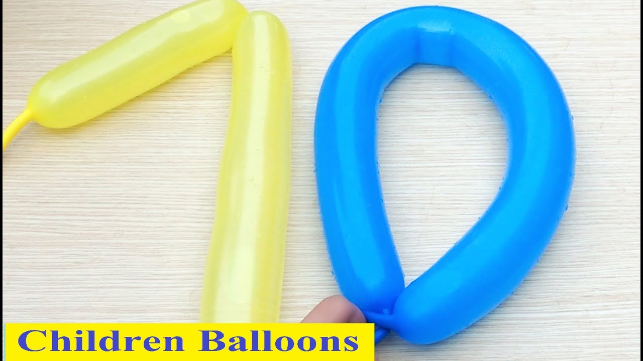 Magic numbers 1 to 10 - children learn numbers and 123 balloons forming ...