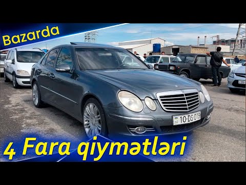 Sumqayıt maşın bazarı - 4 FARA, 4 göz Mercedeslərin bugünə olan qiymətləri  @masinbaz ​