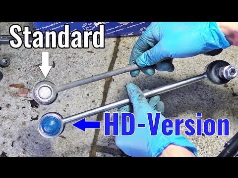 BMW KOPPELSTANGE / STABILISATOR WECHSELN E46 - Meyle HD / Front Sway ...