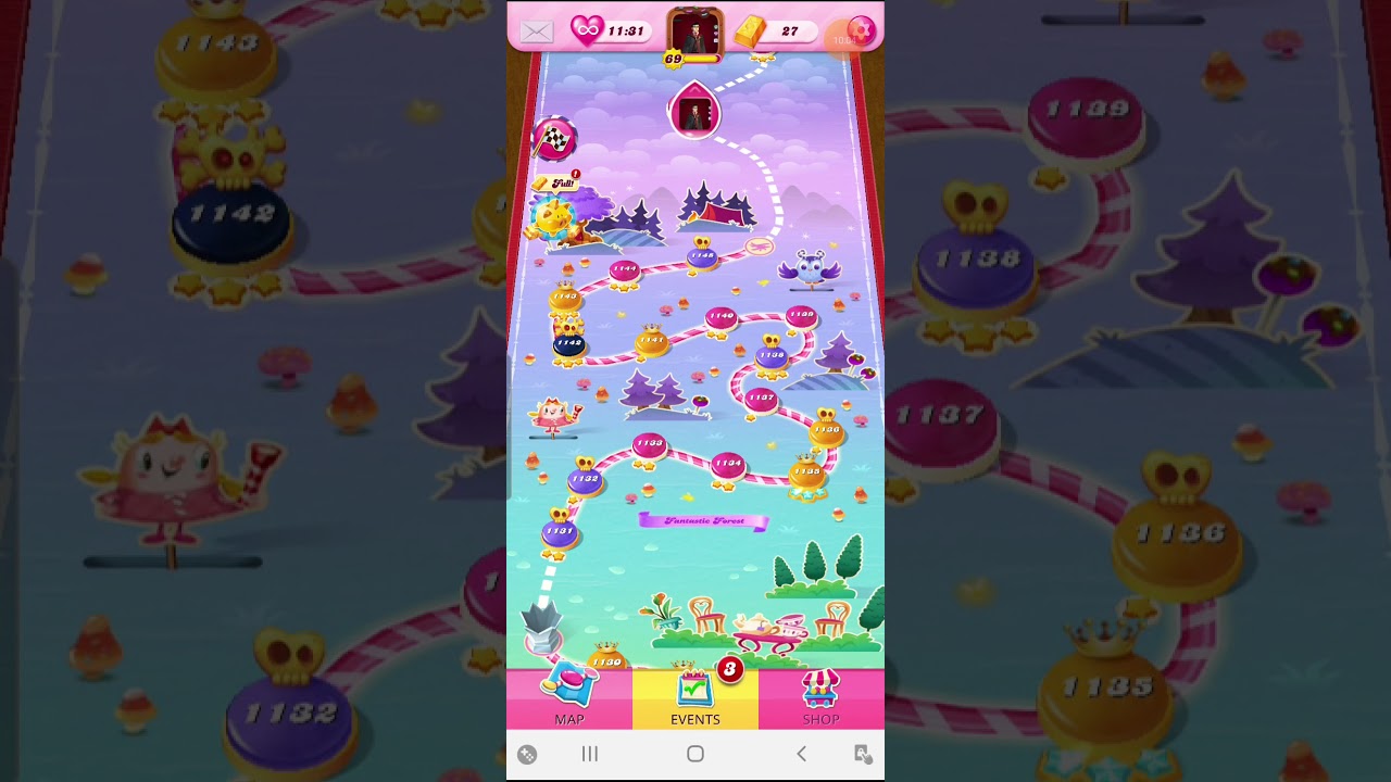 Candy Crush Saga Map