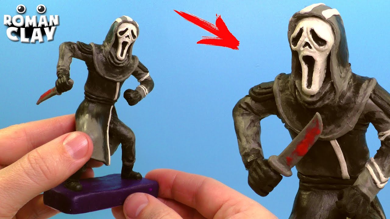 Ghost Face with Clay | Ghostface - Creepypasta - YouTube