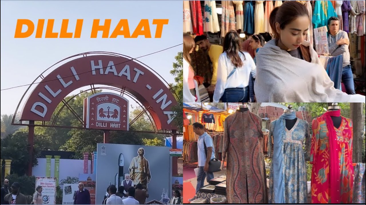 DILLI HAAT INA MARKET|| Places To Visit In Delhi|| Dilli Haat Vlog 2024 ...