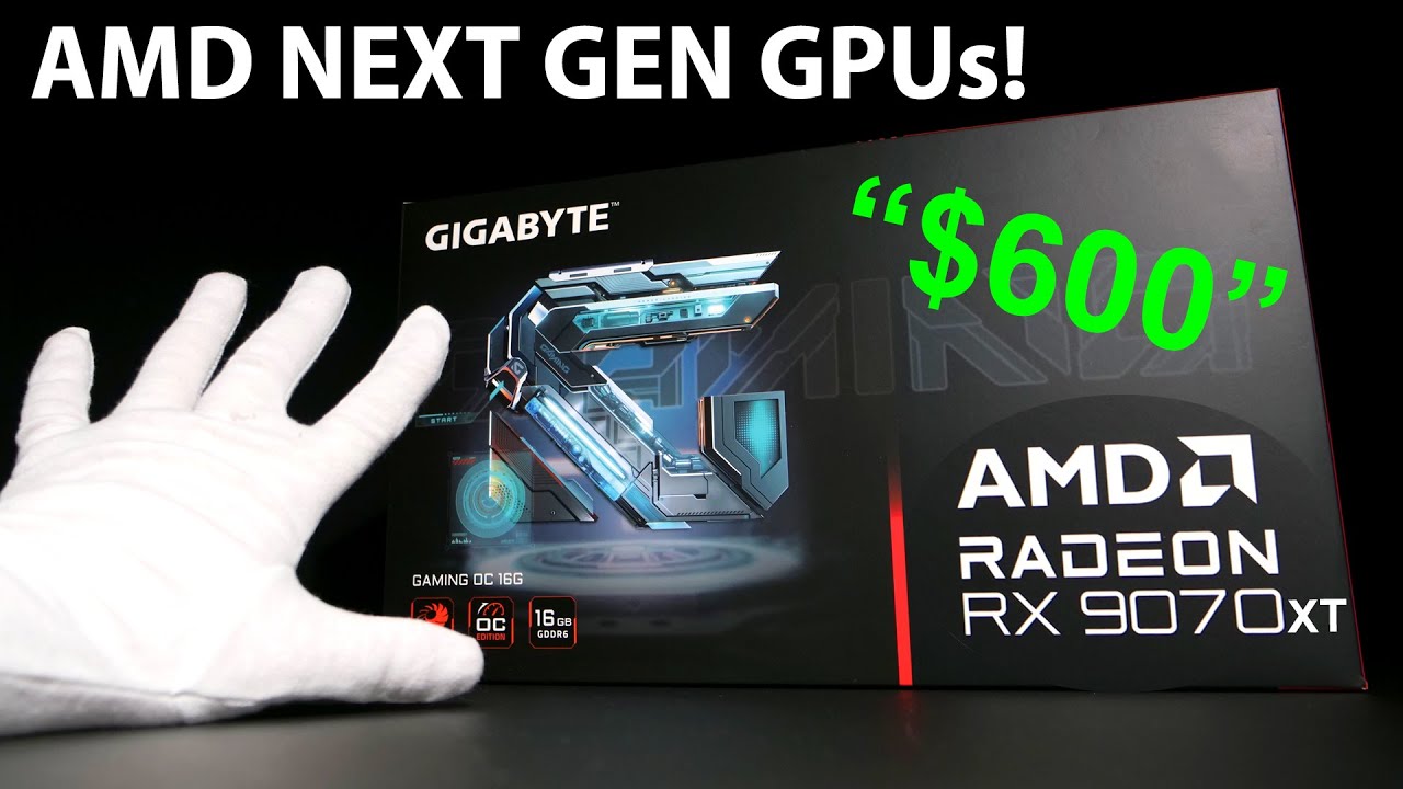 AMD next gen GPUs - 20 Games Tested! (RX 9070 XT & RX 9070) - YouTube