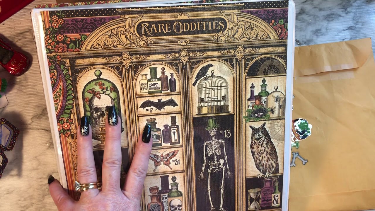 Entry #26 from Twitchy Witch for my Halloween/Fall ATC Challenge - YouTube