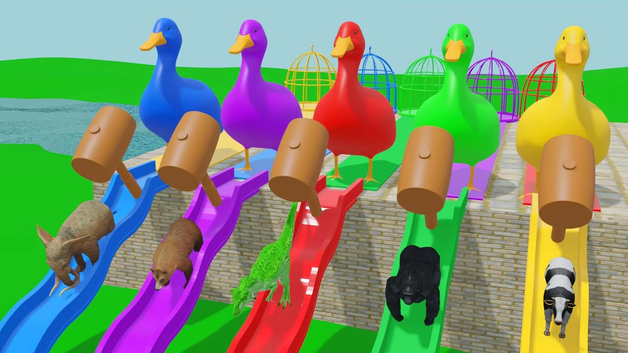 Death Race: Dinosaurs, Sharks, Cows, Godzilla, Bears - Who is win ...