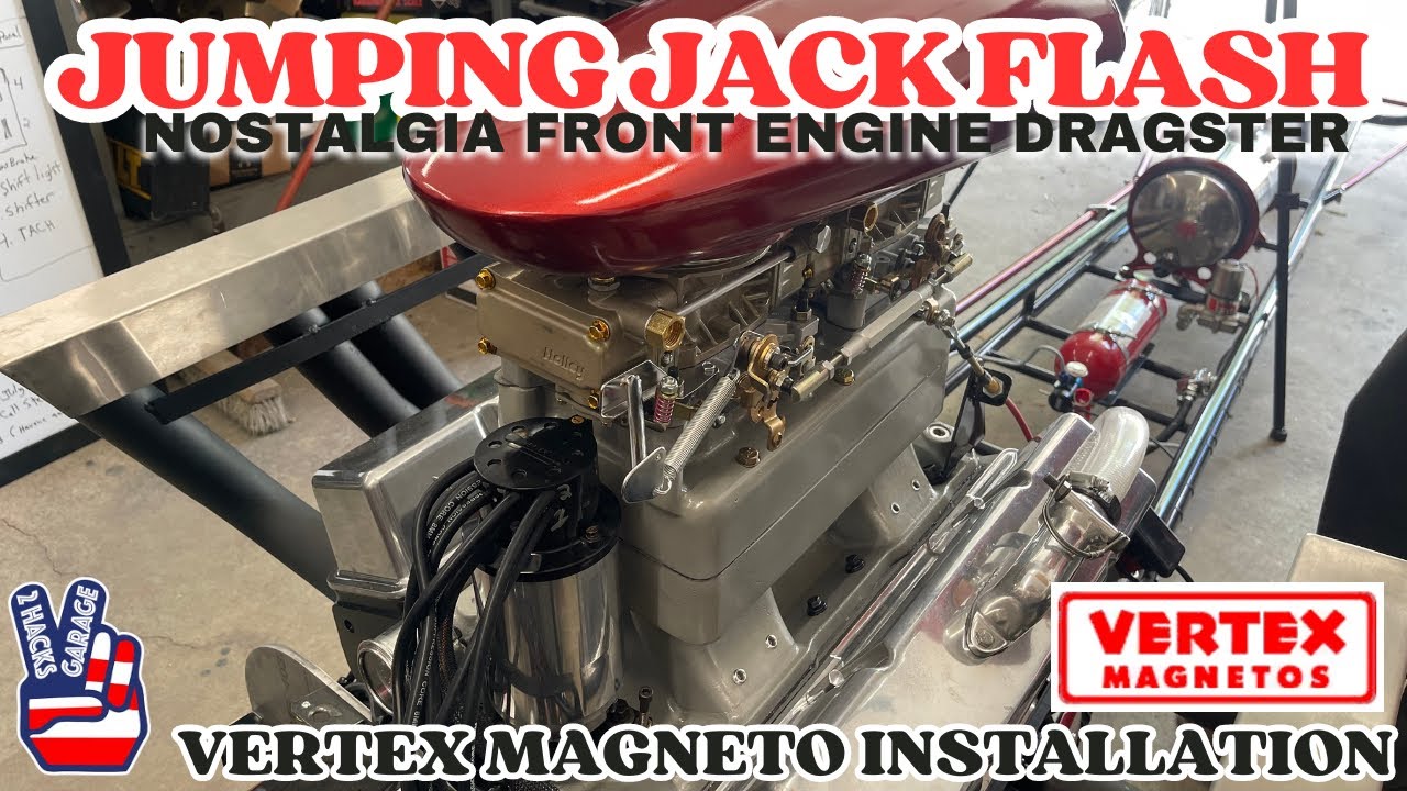 Nostalgia Front Engine Dragster! Vertex Magneto Installation #racing ...
