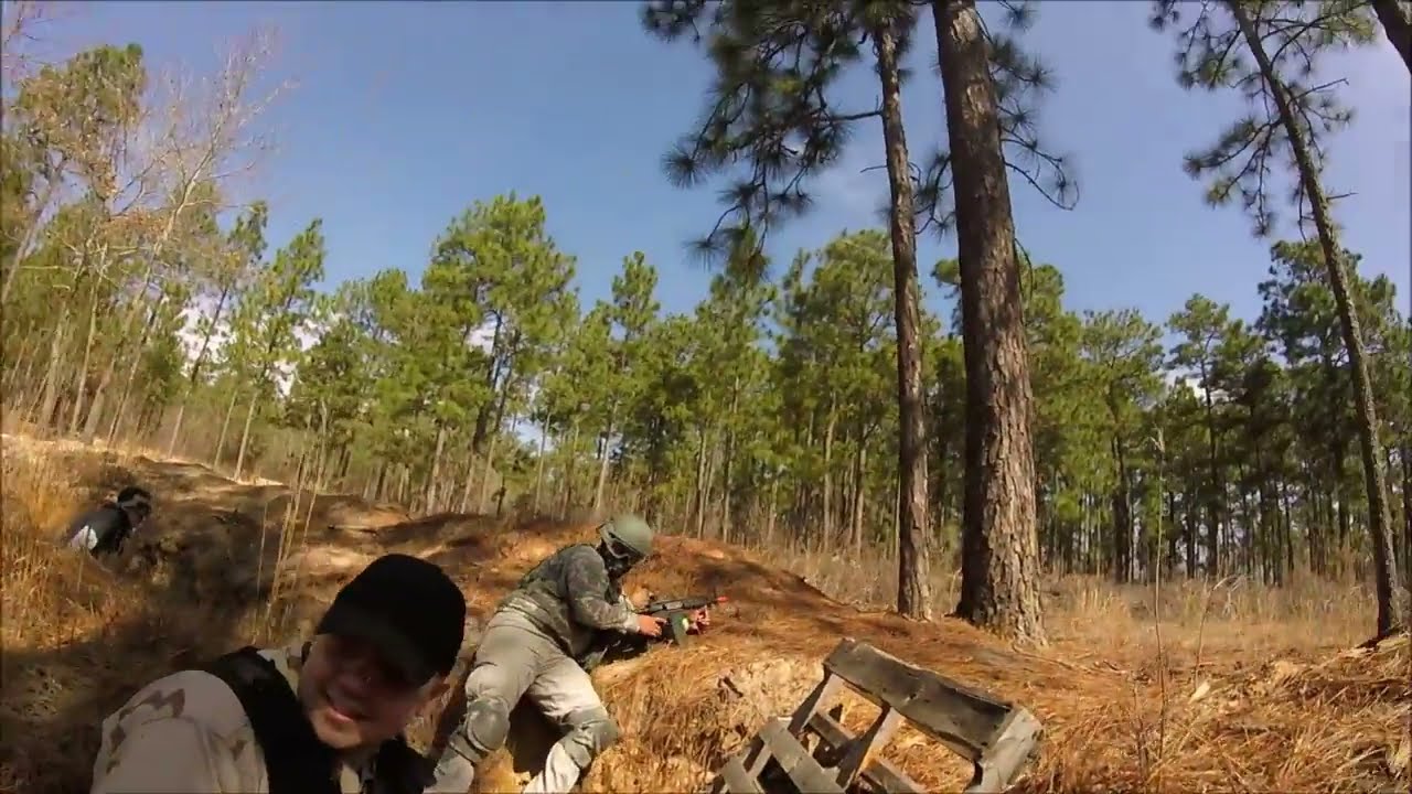 Escue Airsoft Skirmish Mar 12, 2016 Game #1 - YouTube